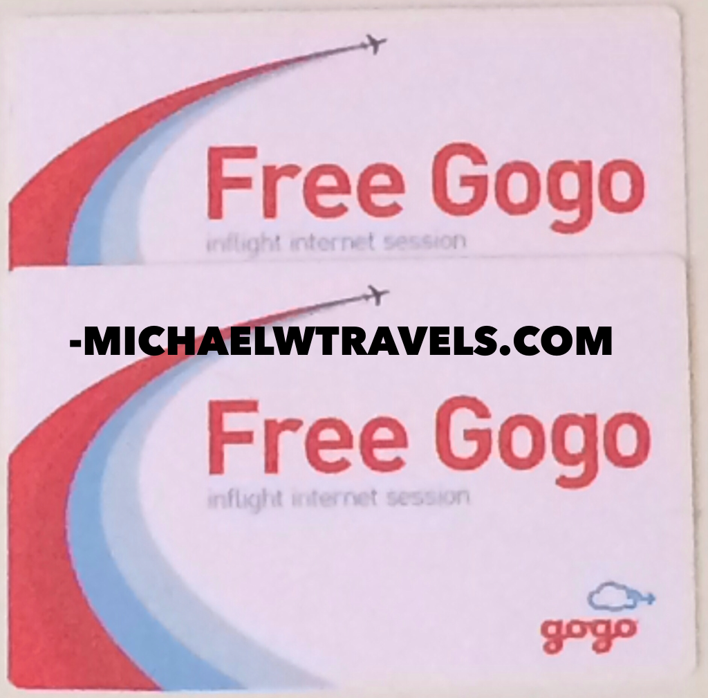 Win 2 Gogo Inflight Internet Sessions - Michael W Travels...