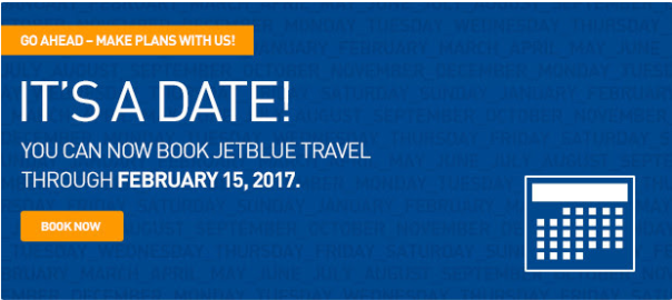JetBlue Schedule Extended to Mid-February