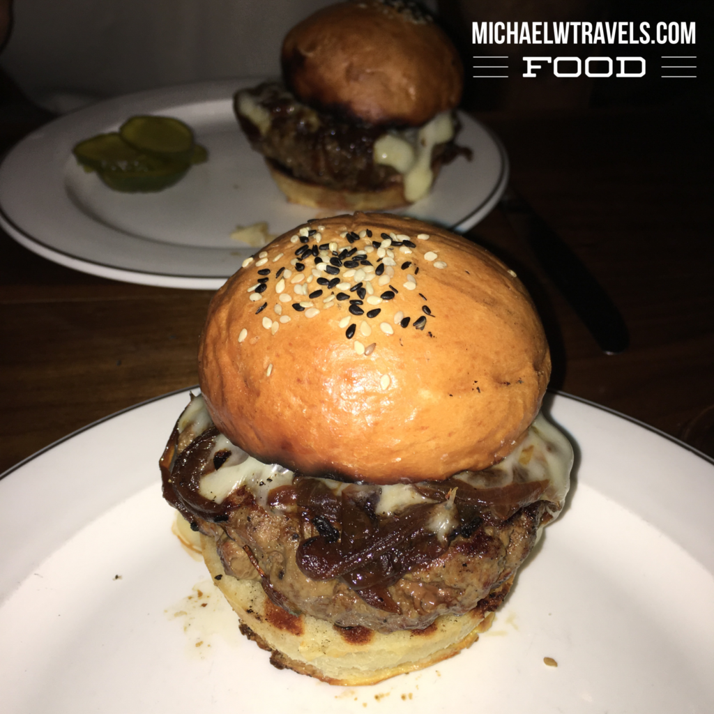The Awesome Off-Menu Burger at American Cut Tribeca, NYC