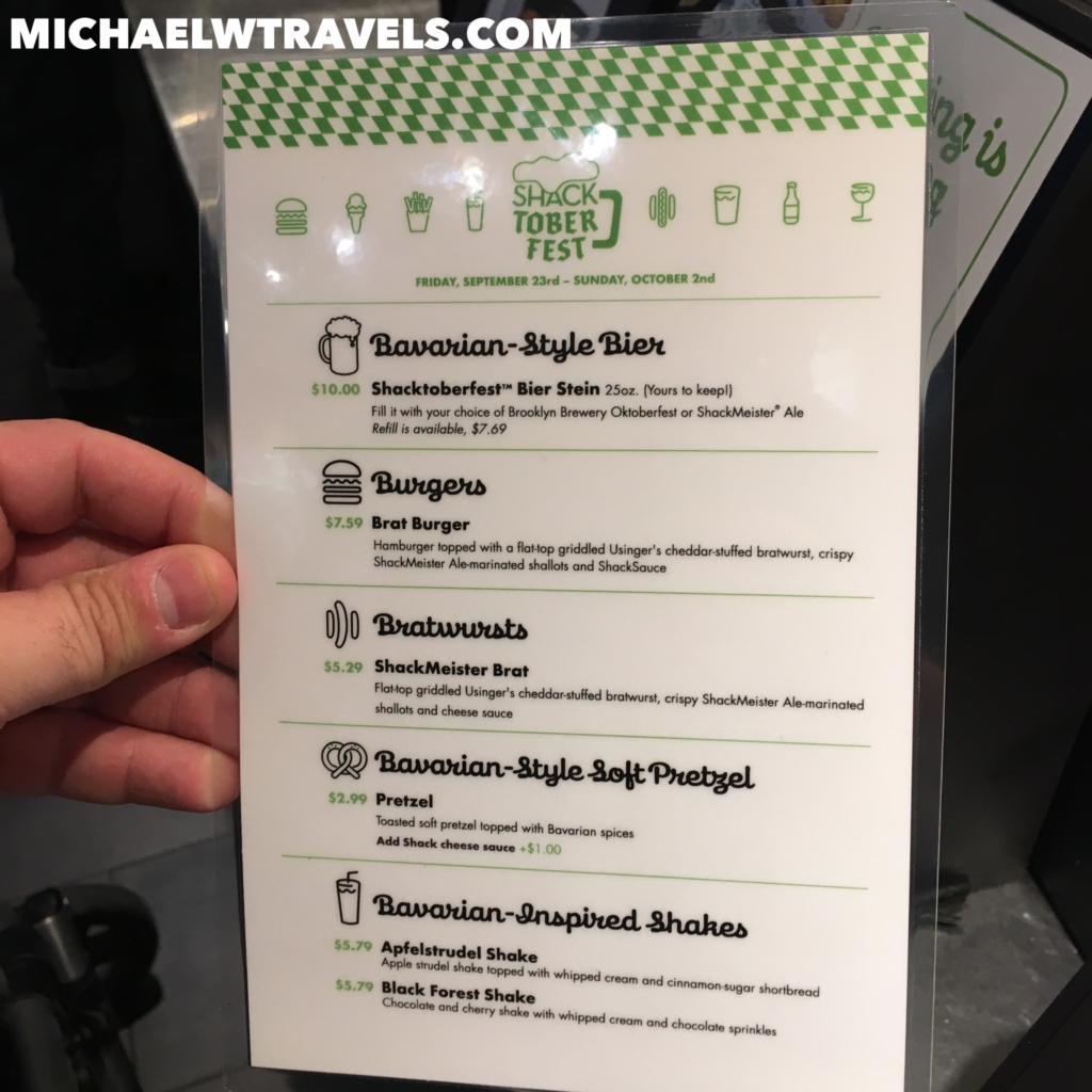 Food Review: Shake Shack's Shacktoberfest