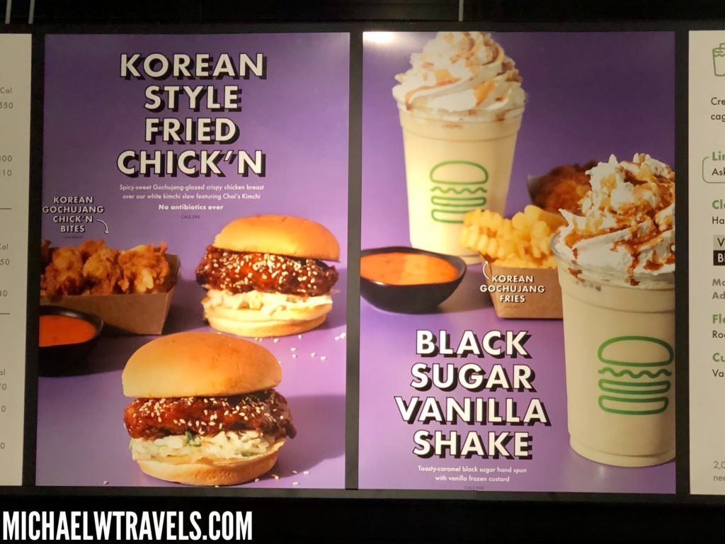 Food Review: Shake Shack's Korean- Style Chicken Menu 2 - Michael W ...