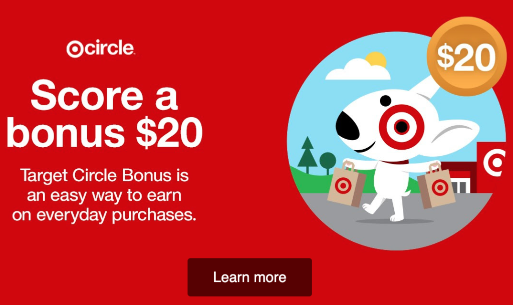 Get A $20 Target Circle Reward With Two $100 Purchases!