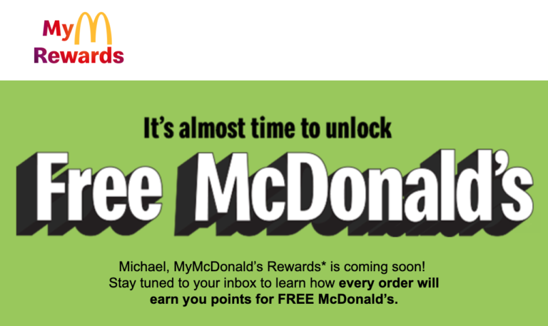 McDonald's To Debut New MyMcDonald's Rewards Program!
