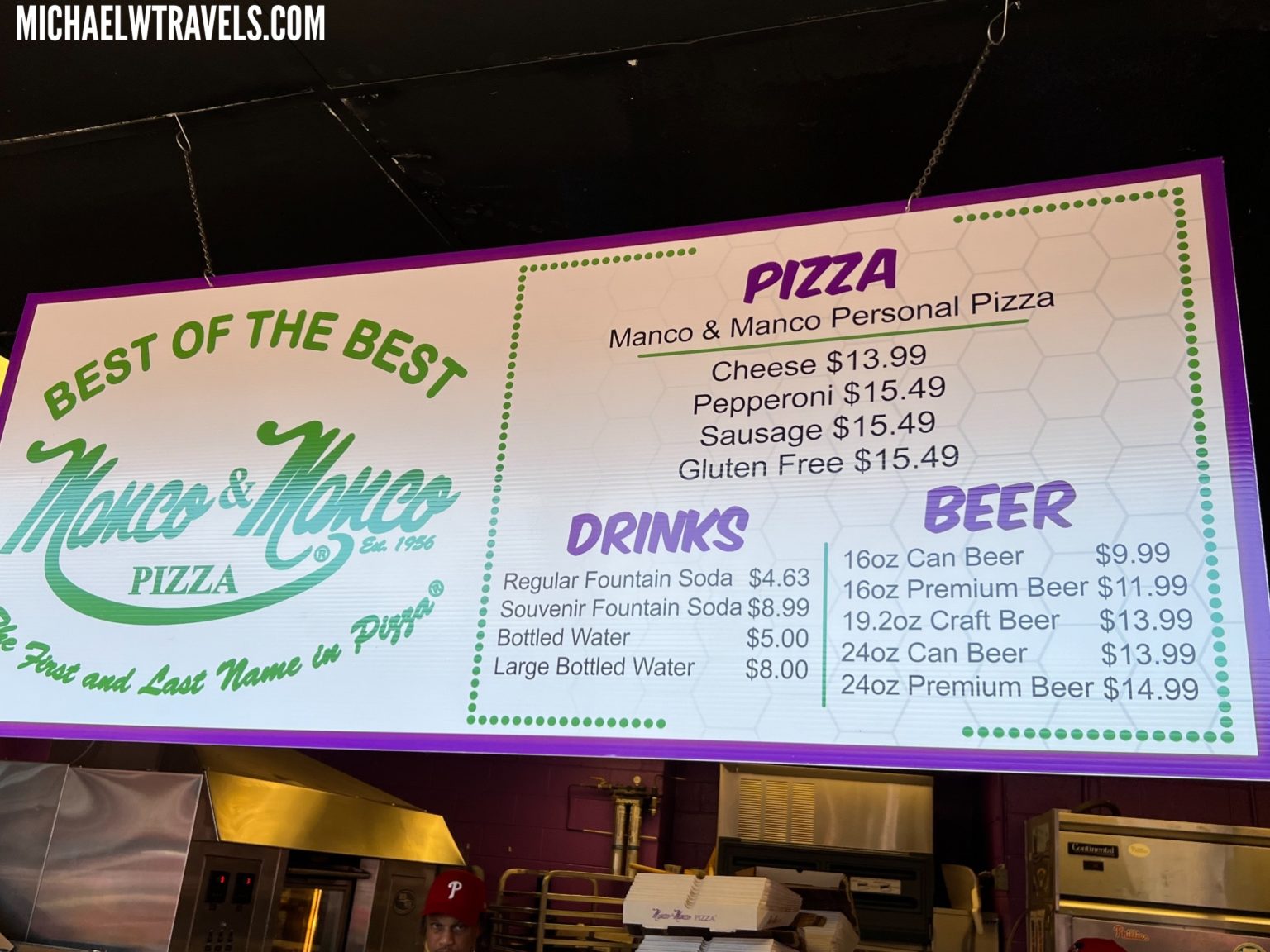 Awesome Ballpark Pizza At Manco & Manco in Citizens Bank Park- Philly ...